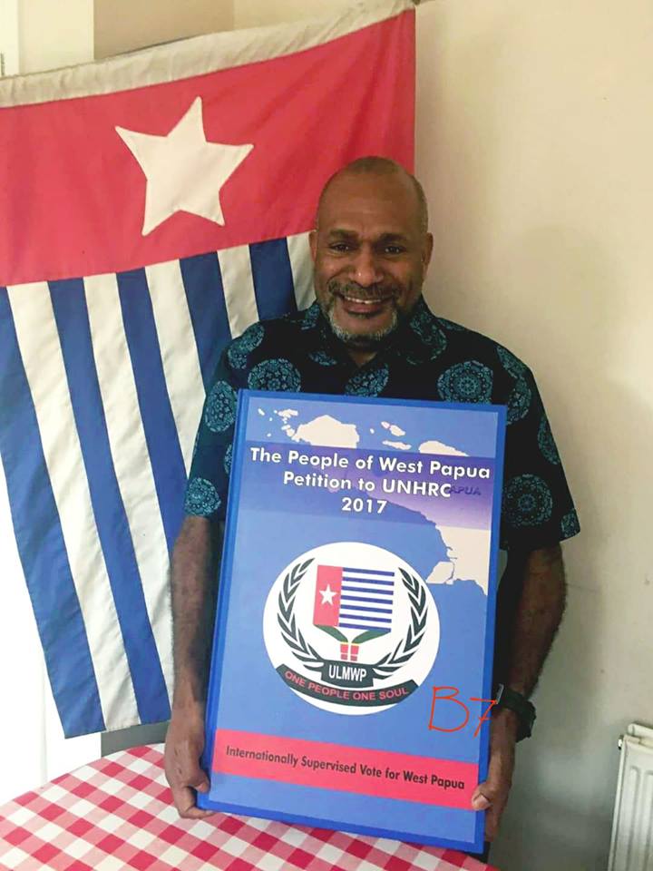 Benny Wenda hands over West Papuan People's Petition, signed by 1.8 ...